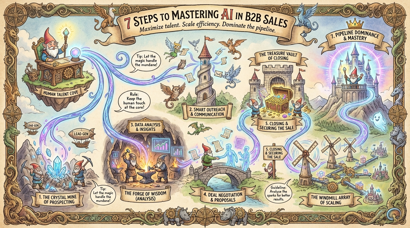 7 Steps To Mastering AI in B2B Sales | Vouris